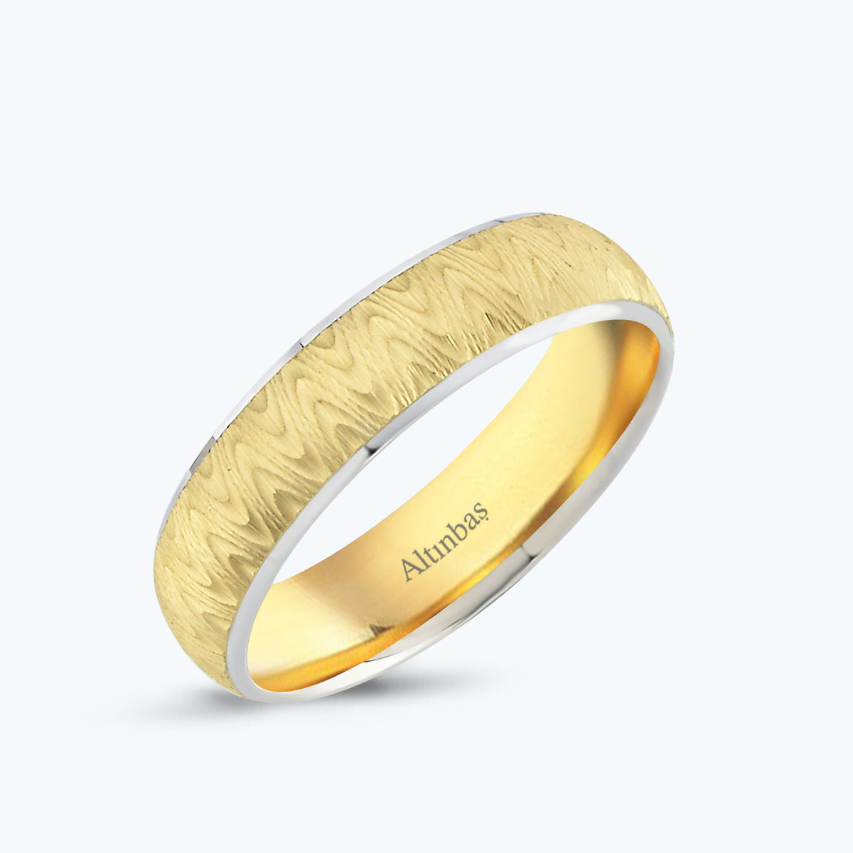 Women's Gold Wedding Band AL0402-W | Altınbaş