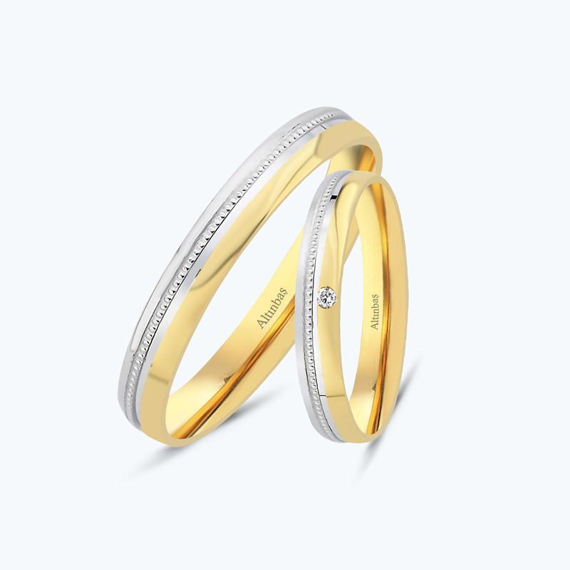 Diamond Wedding Rings D0226-C | Altınbaş