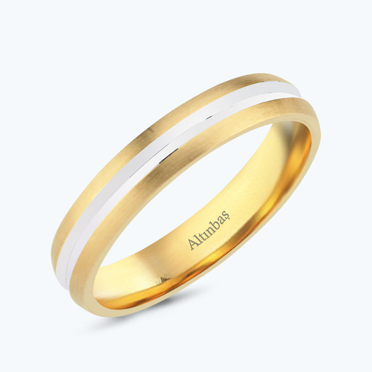 Men's Gold Wedding Band E0869-M | Altınbaş