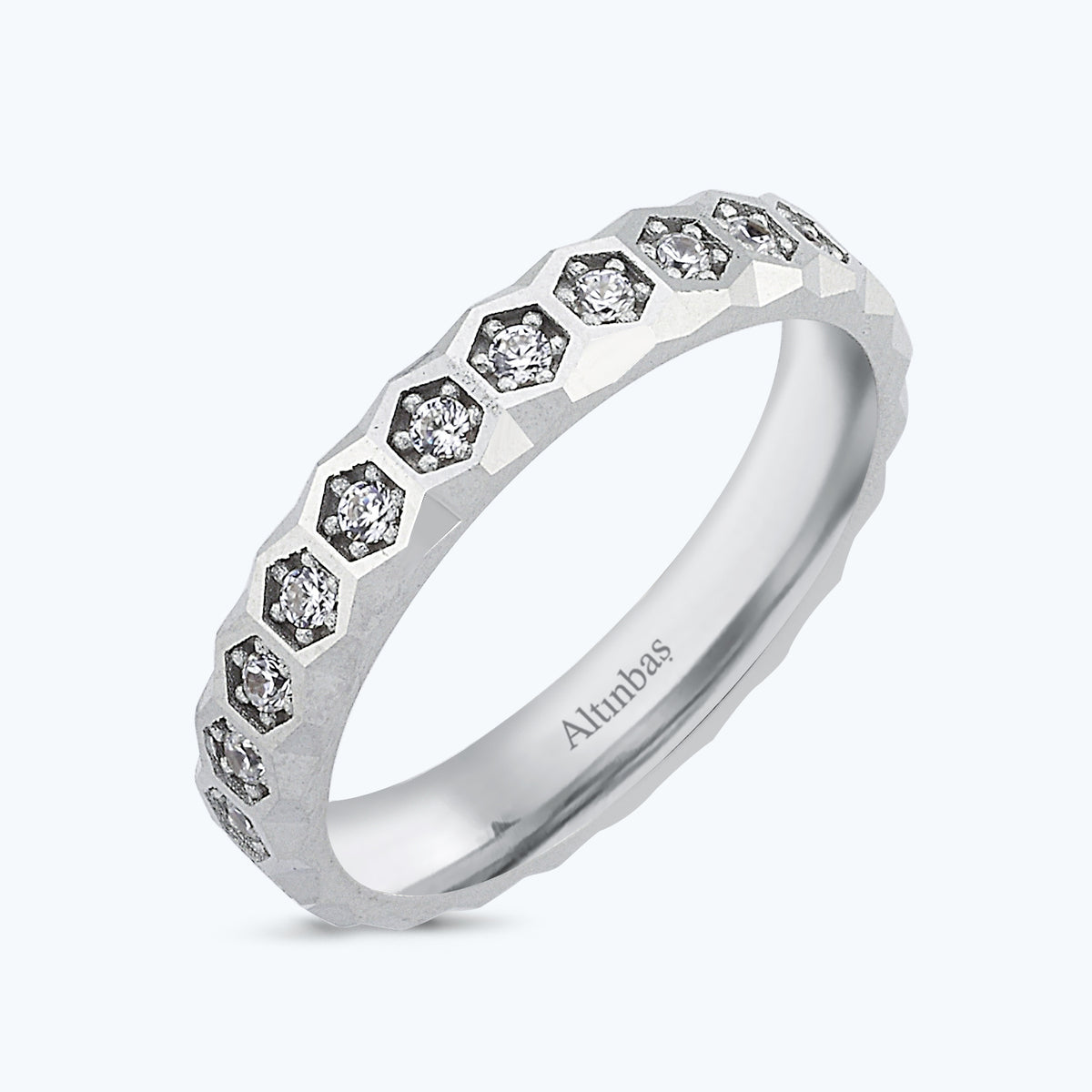 Women's Gold Wedding Band AL0311-W | Altınbaş
