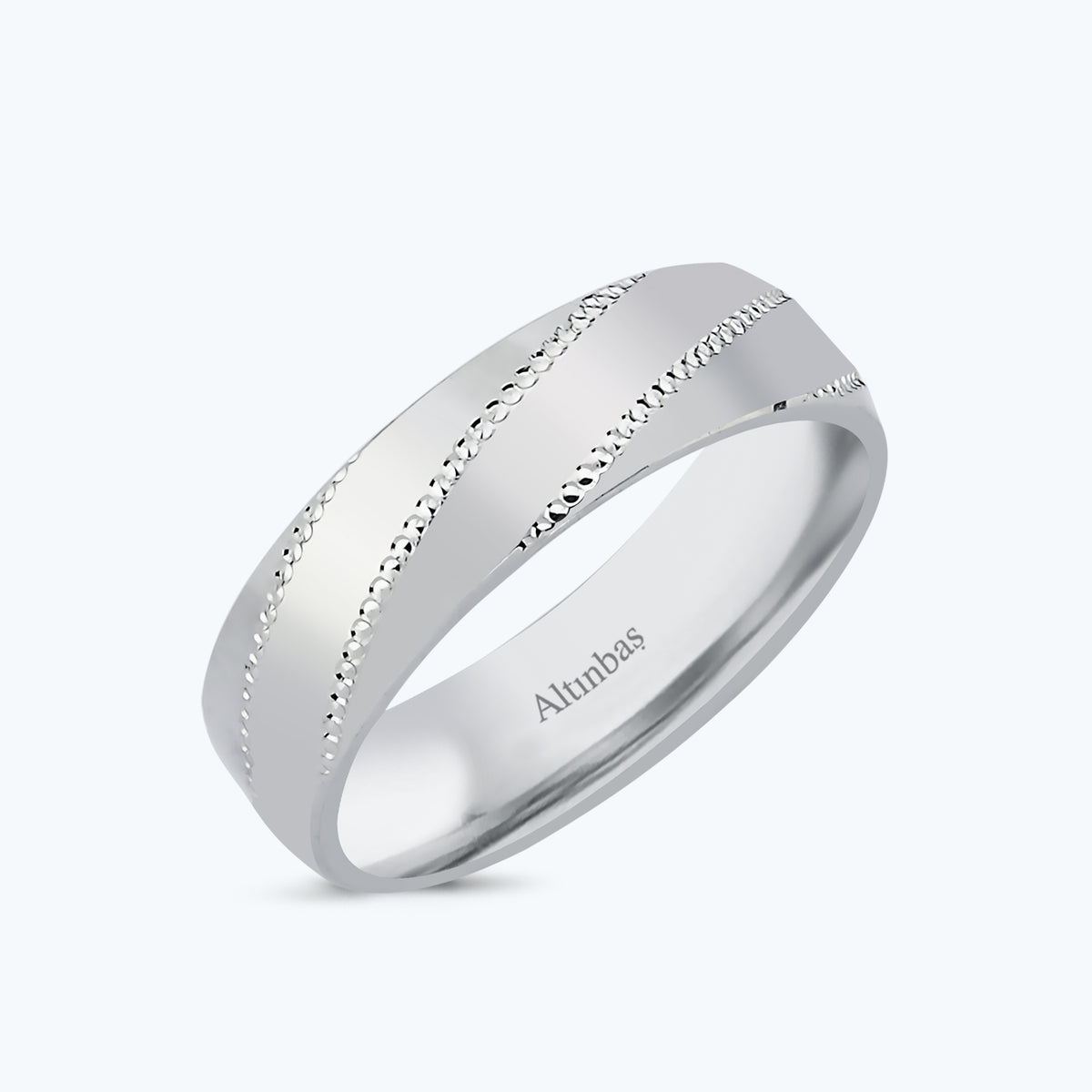 Women's Gold Wedding band AL0324-W | Altınbaş