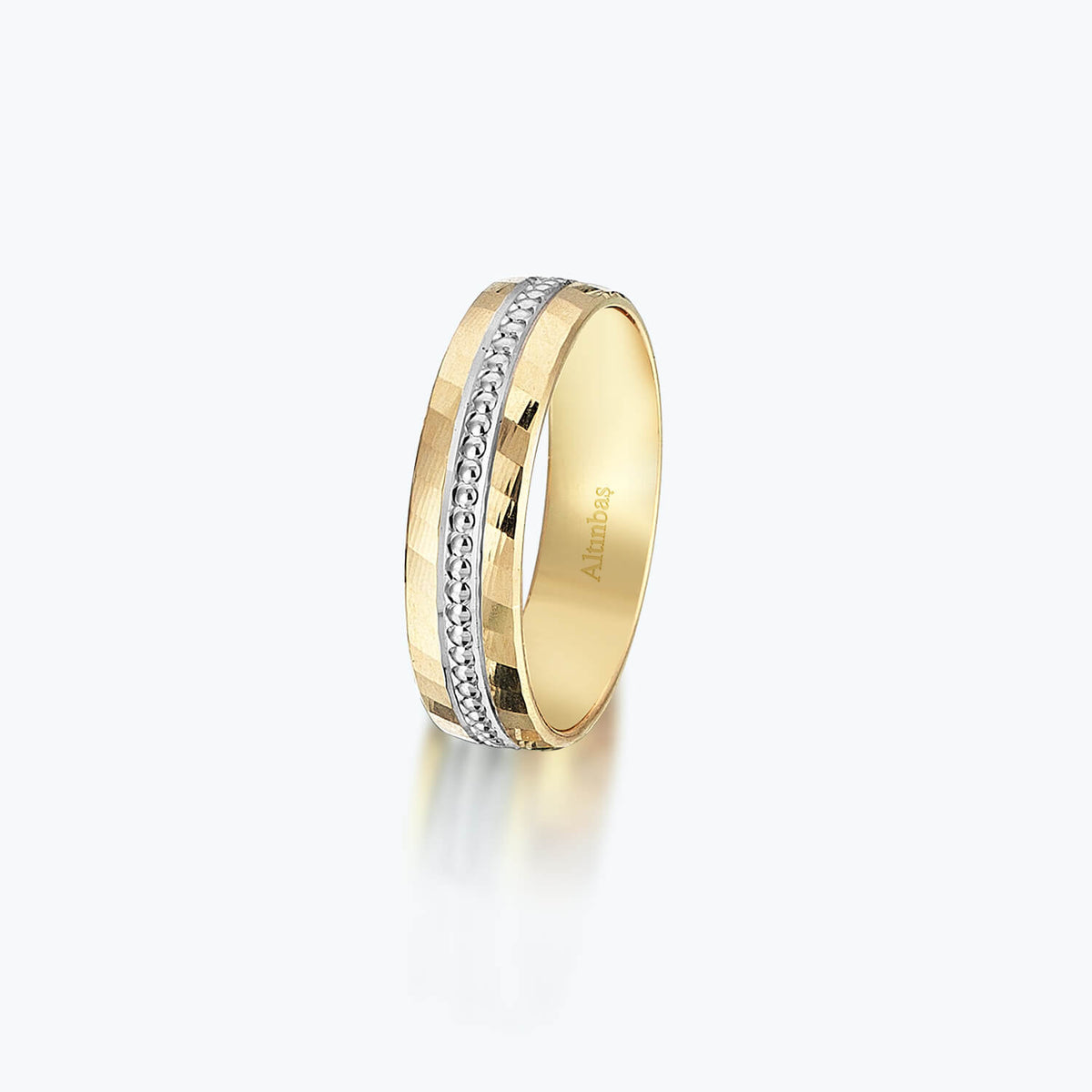 Women's Gold Wedding Band AL0385-W | Altınbaş