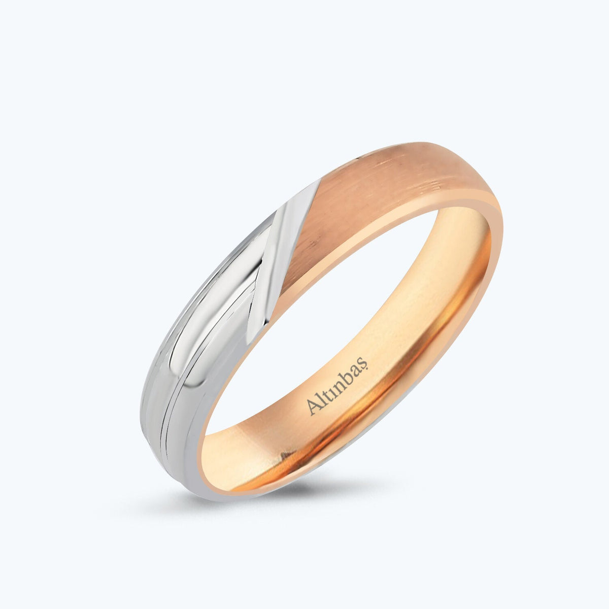 Women's Gold Wedding Band AL0400-W | Altınbaş
