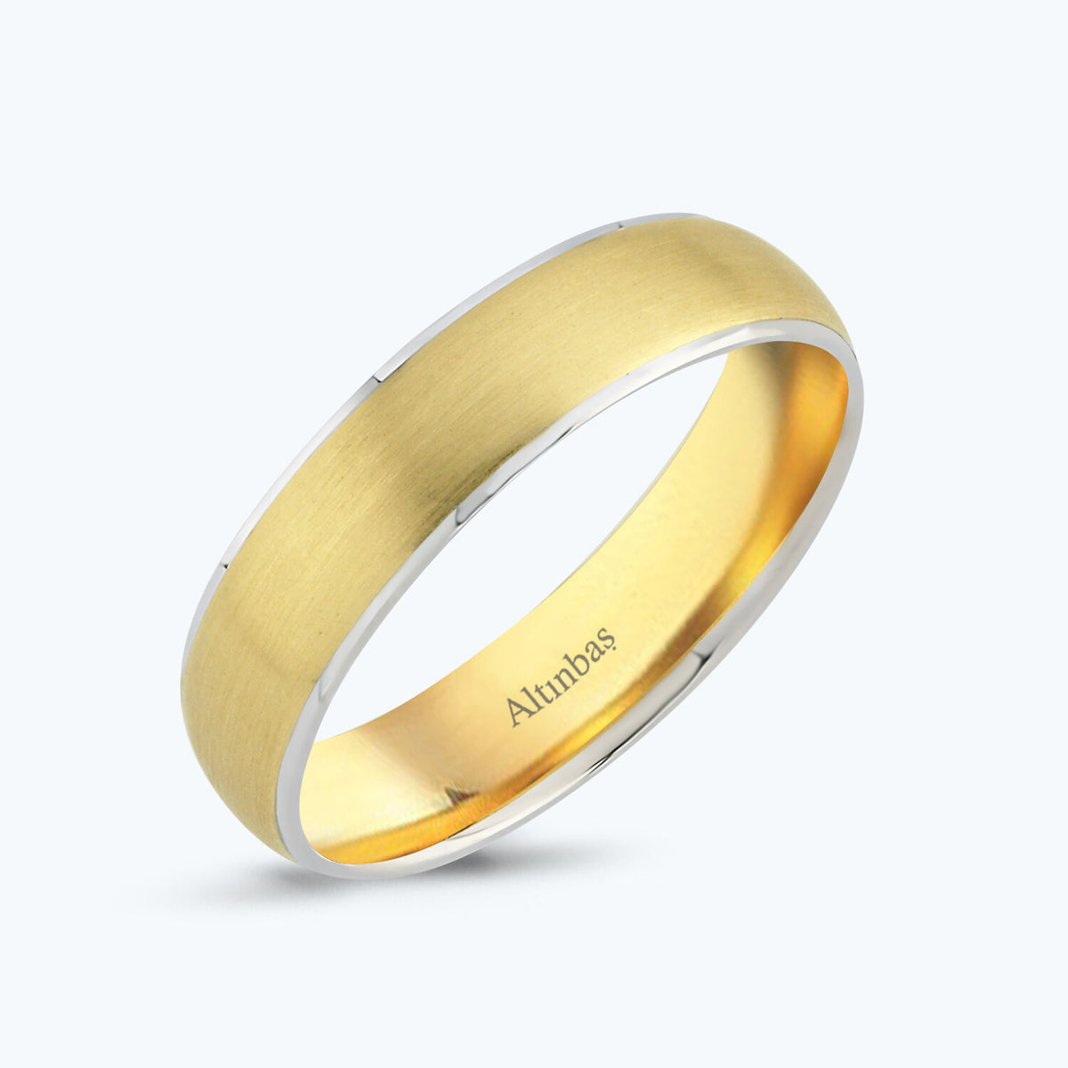 Men's Gold Wedding Band AL0402-M | Altınbaş