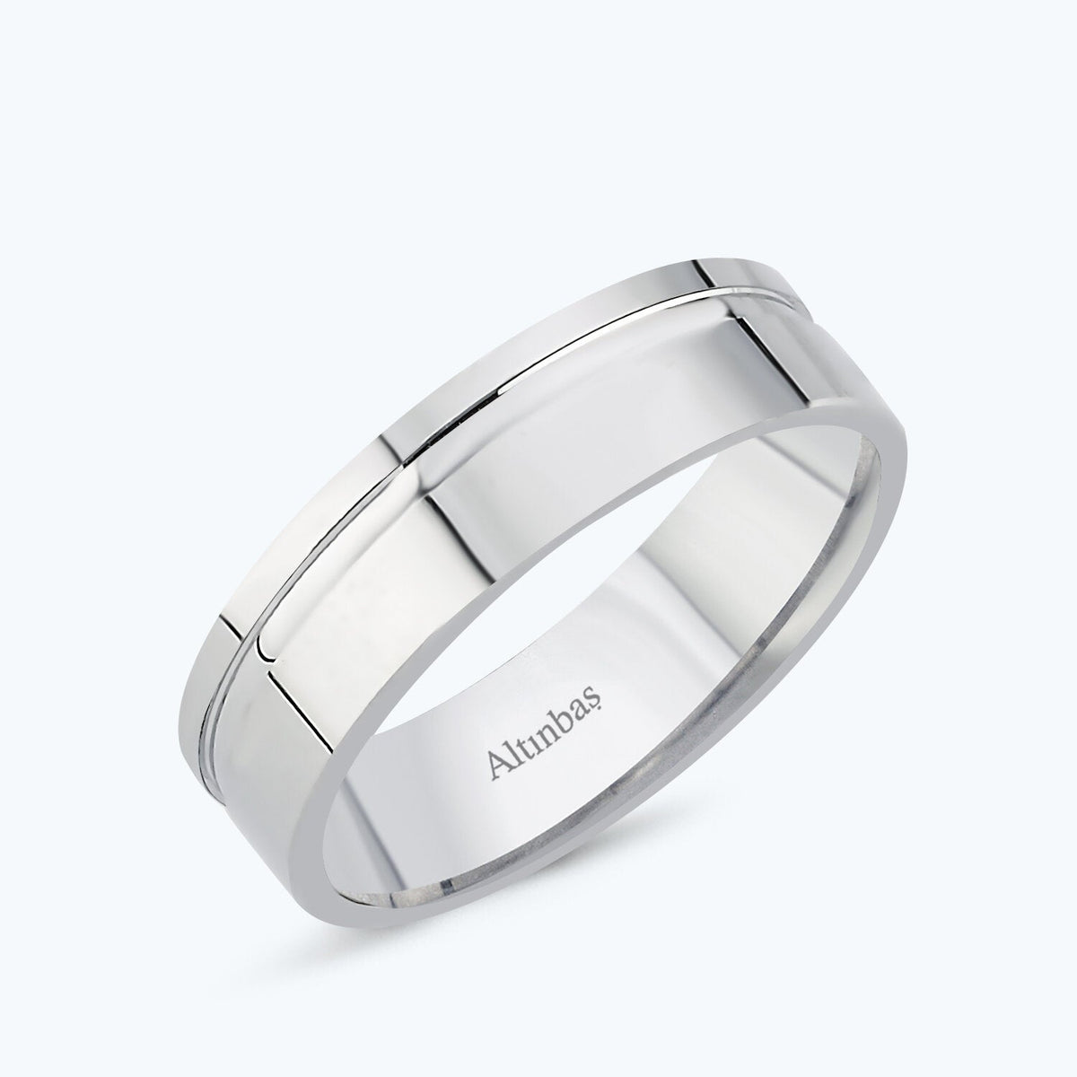 Men's Gold Wedding Band AL0500-M | Altınbaş