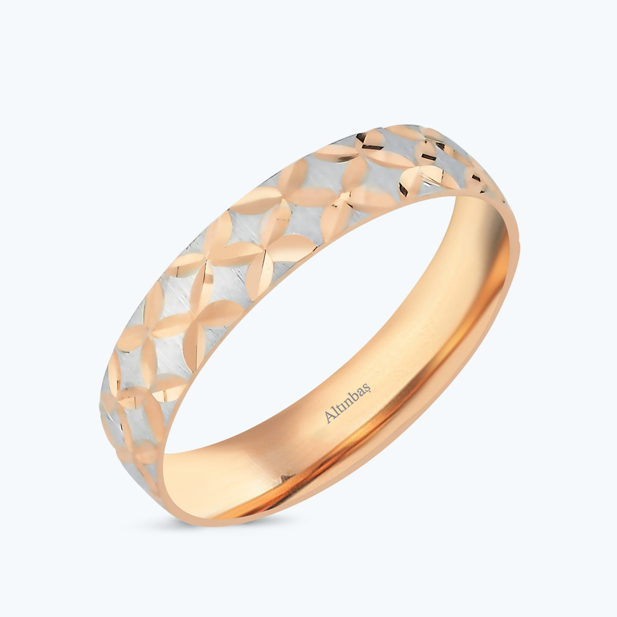 Women's Gold Wedding Band D061-W | Altınbaş