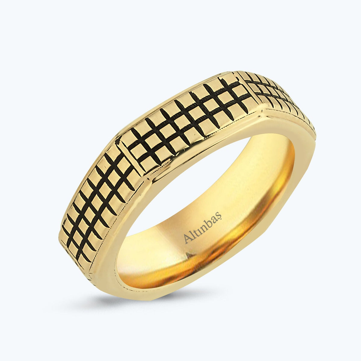 Women's Gold Wedding Band D091-W | Altınbaş